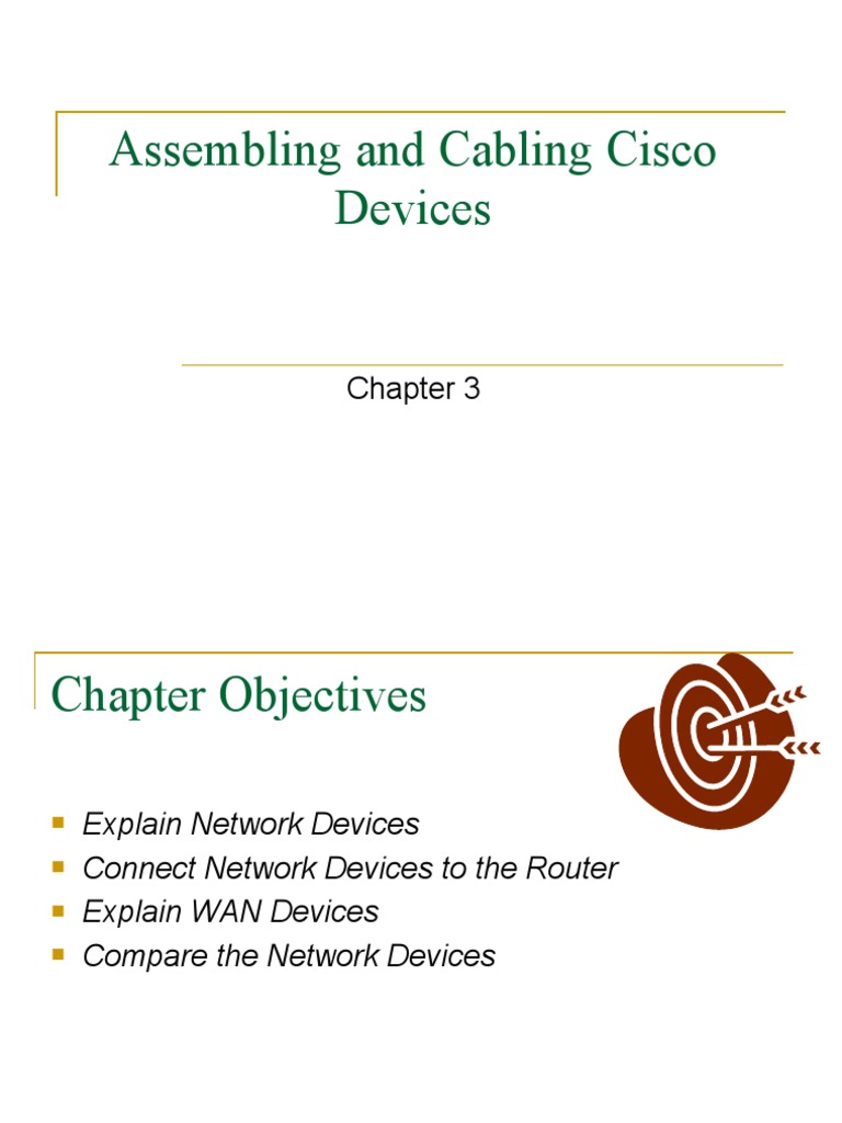 Assembling and Cabling Cisco Devices | PDF | Computer Network | Internet Architecture