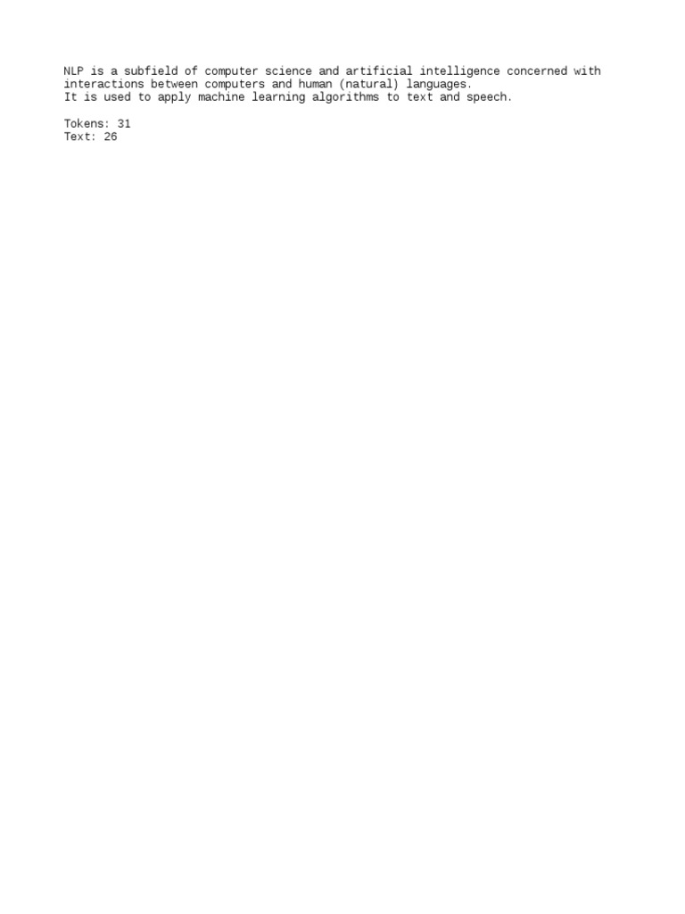 NLP | PDF | Computers