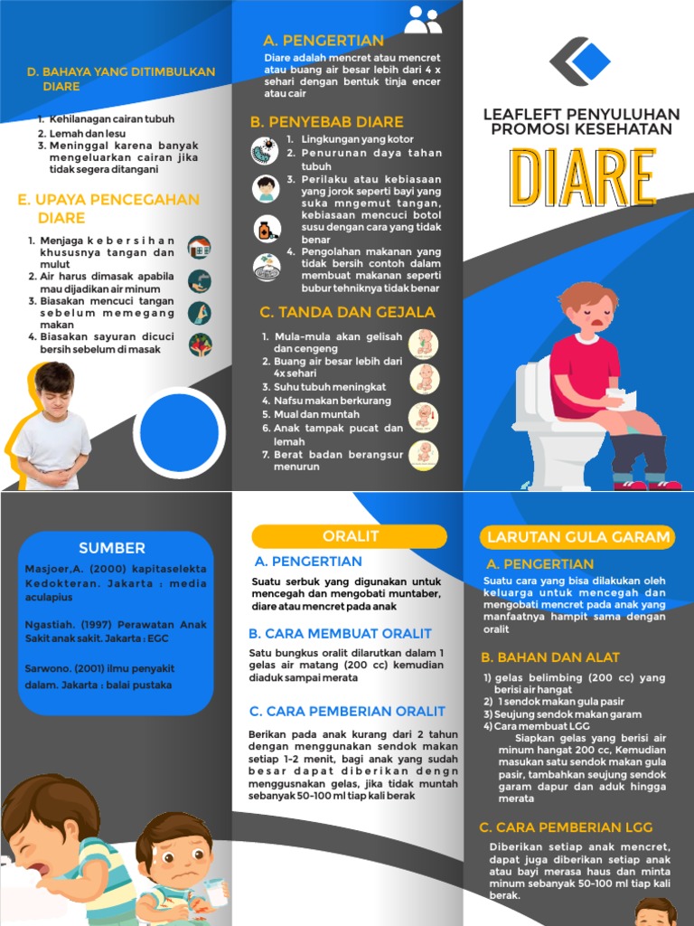 Leaflet Diare | PDF