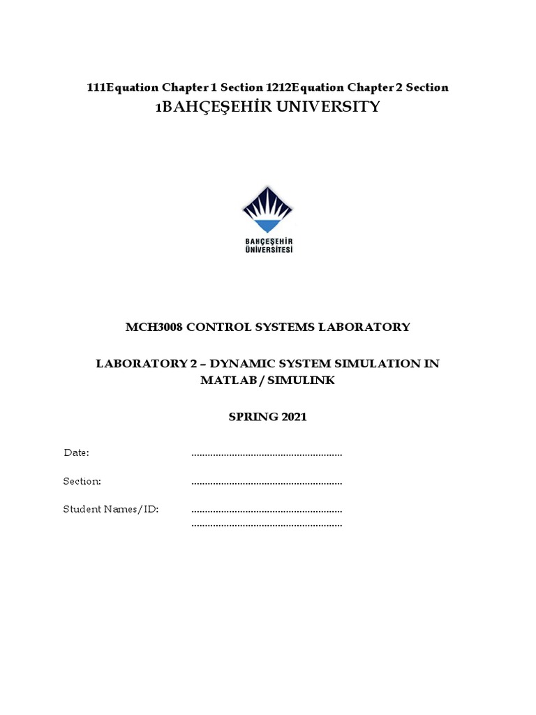 Dynamic Simulation of a DC Motor System in MATLAB/Simulink | PDF ...