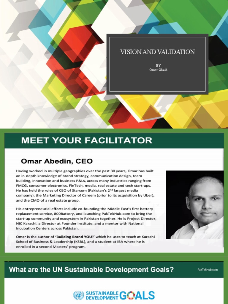 Vision and Validation: BY Omer Obaid | PDF