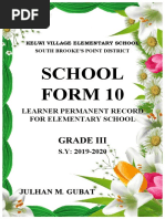 School Forms Cover Page Design | PDF