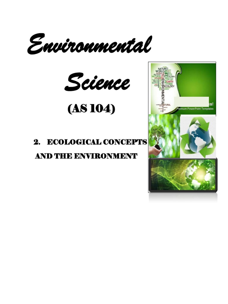 Learning Material in Science Environmental2 | PDF | Ecology | Natural ...