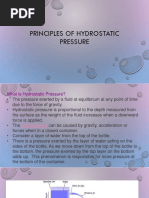 Hydrostatic Pressure vs Depth Chart | PDF