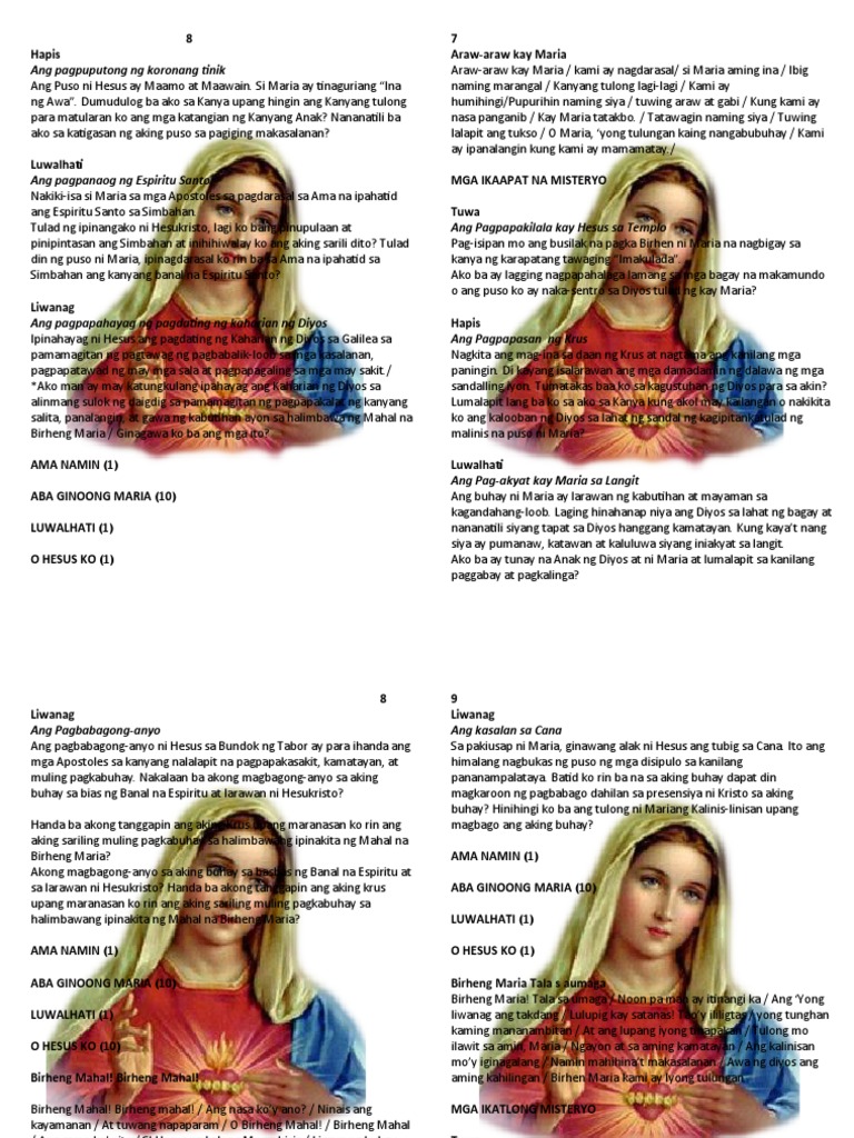Block Rosary | PDF