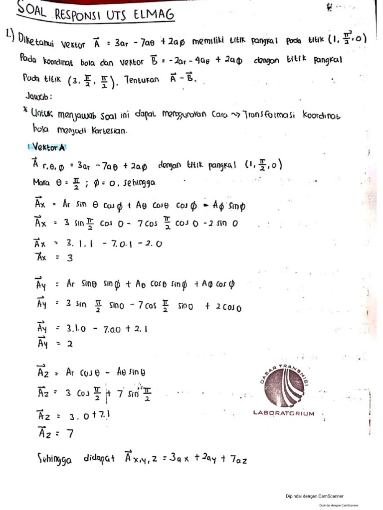 RESPONSI UTS ELEKTROMAGNETIKA-digabungkan | PDF