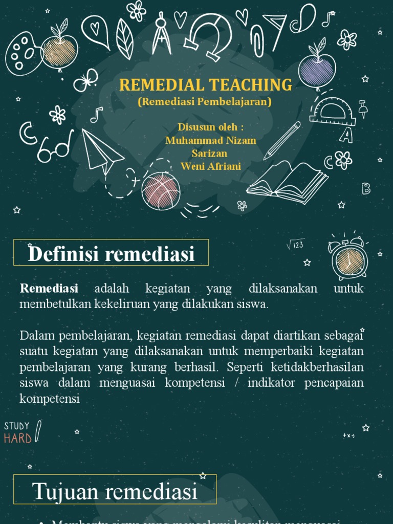 Remediasi Teaching (Kelompok 9) | PDF | Karier & Perkembangan