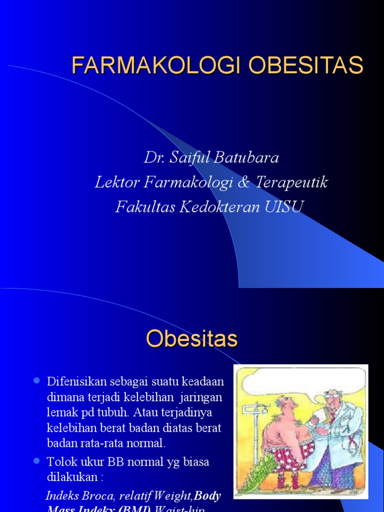 Pentermin dalam Farmakologi Obesitas | PDF