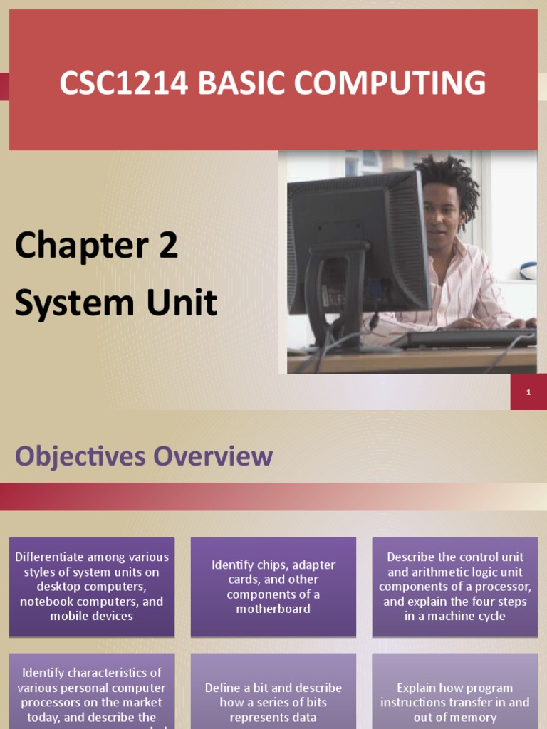 Chapter 2 System Unit | PDF | Central Processing Unit | Computer Memory