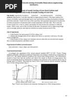 Impact Test Lab Report | PDF | Fracture | Ductility