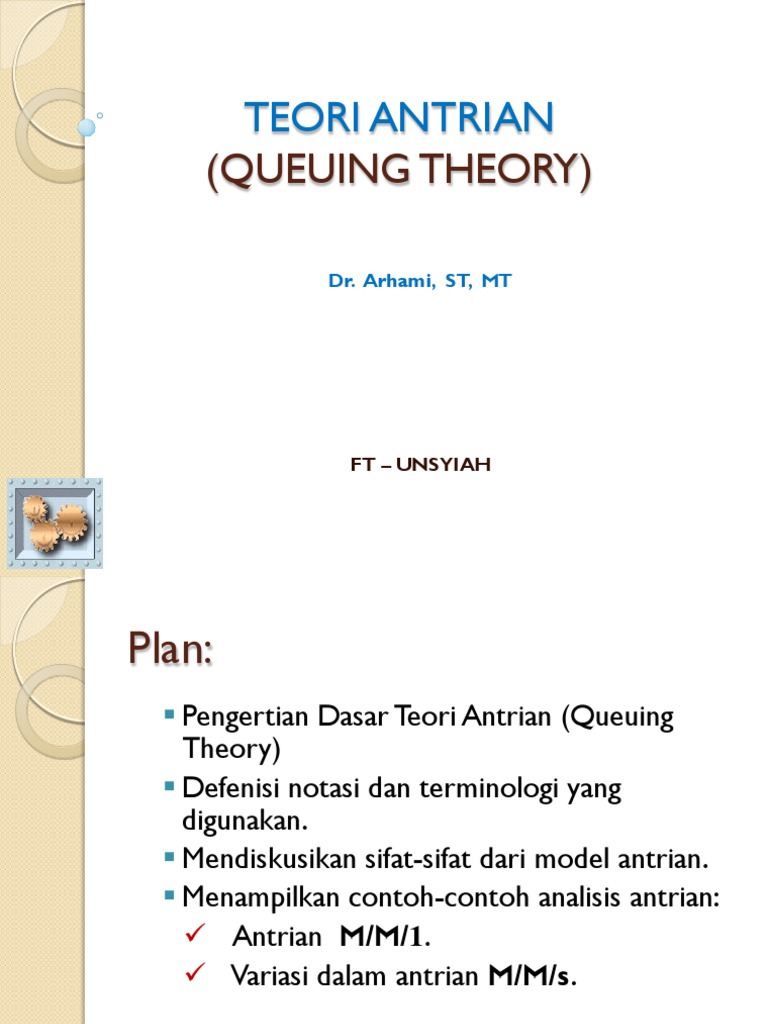 Week 5-Teori Antrian | PDF