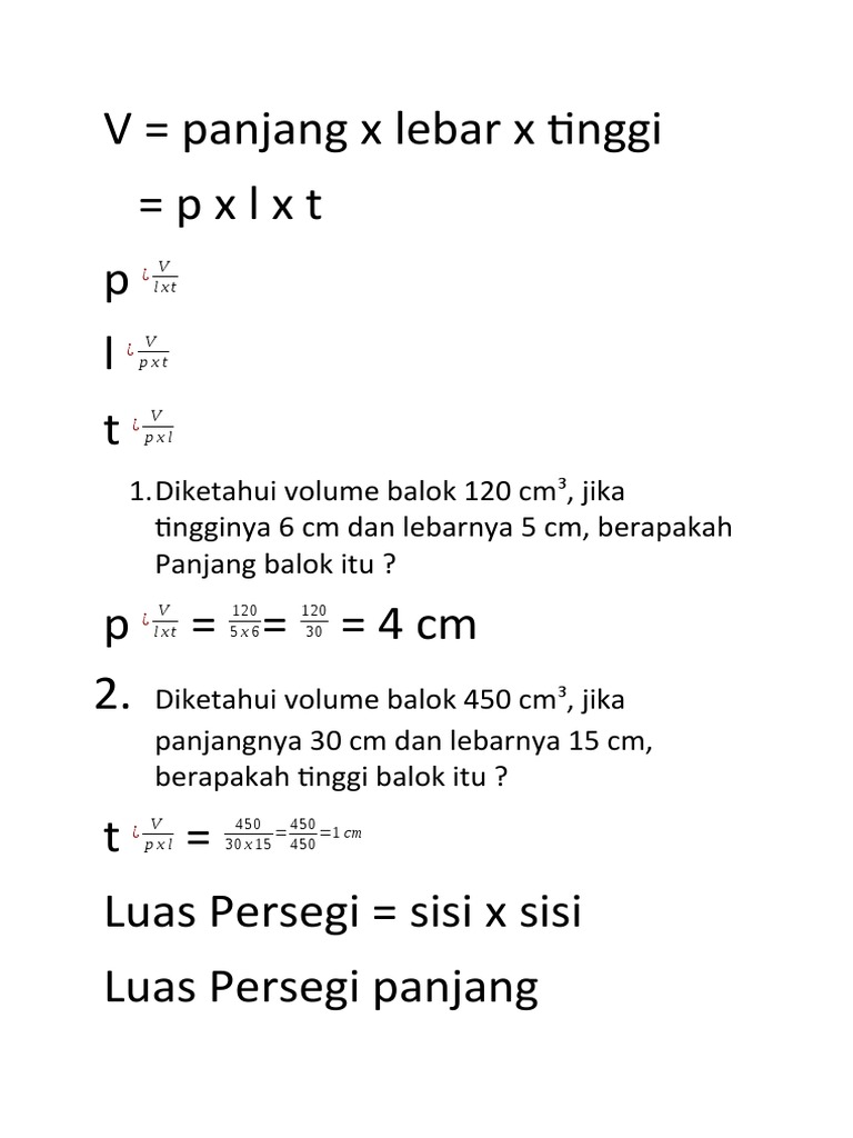 Vulume Bangun Ruang | PDF