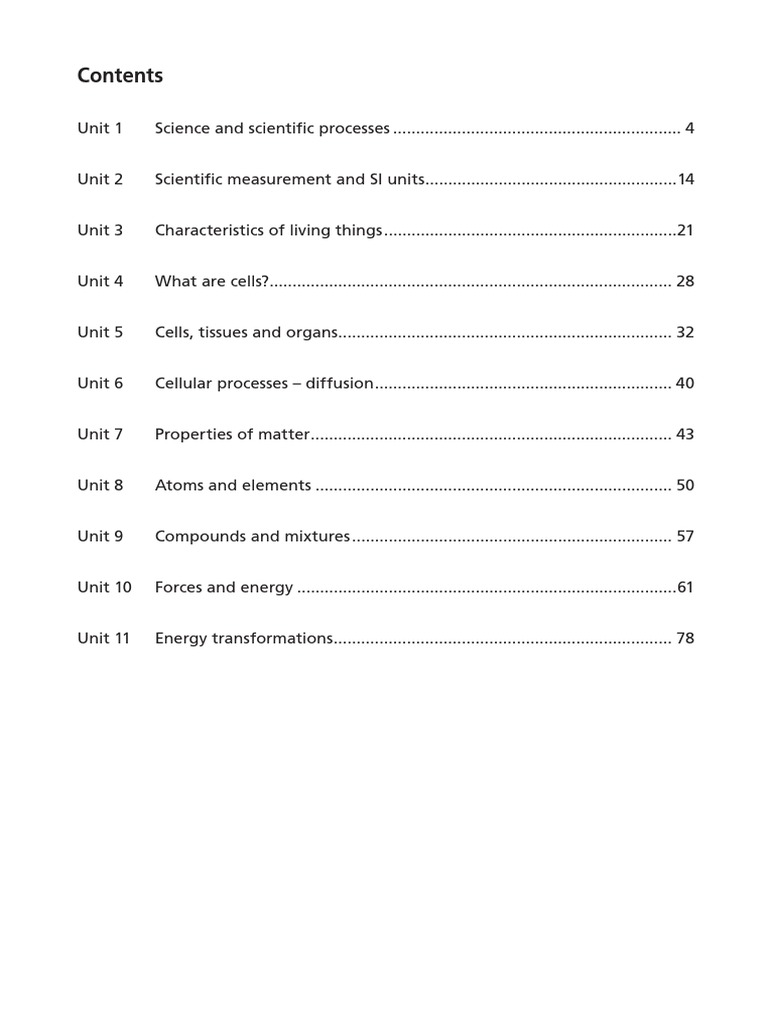 IntegratedScience WB1 Samplepages | PDF | Science | Science And Technology