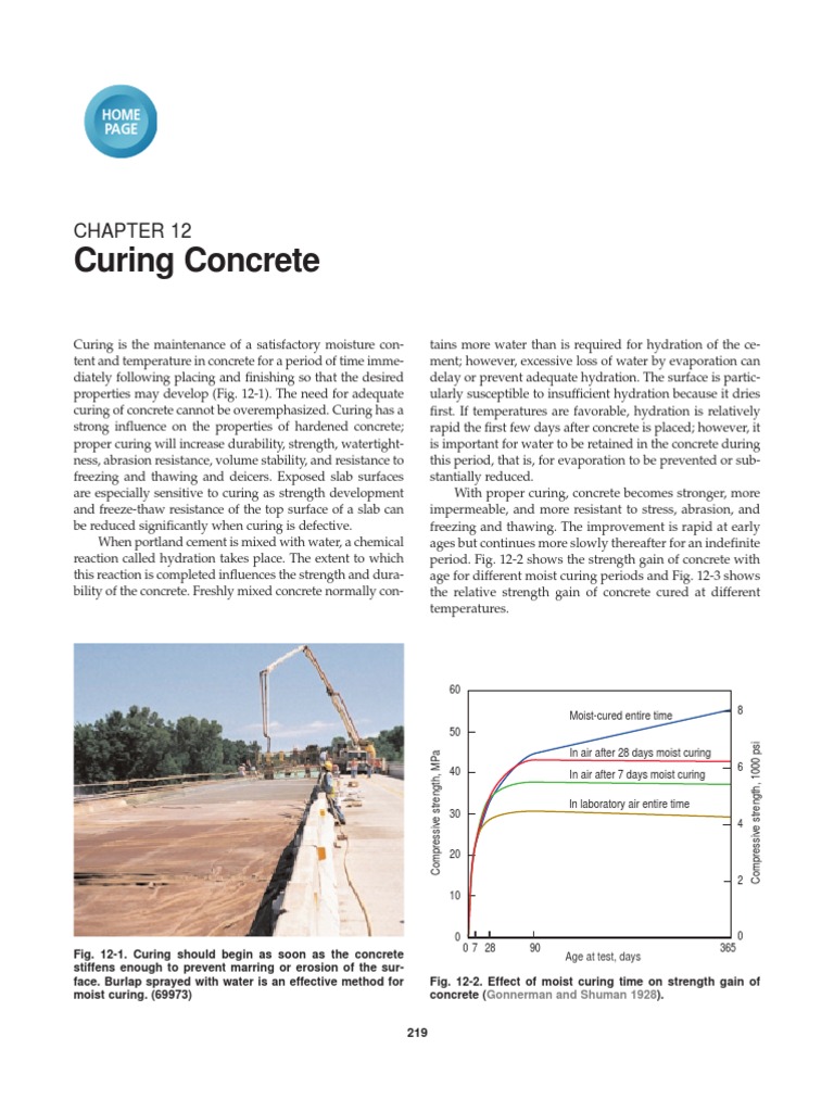 Curing Concrete | PDF | Thermal Insulation | Concrete