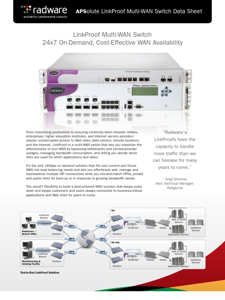 Linkproof Multi-Wan Switch 24X7 On-Demand, Cost-Effective Wan ...