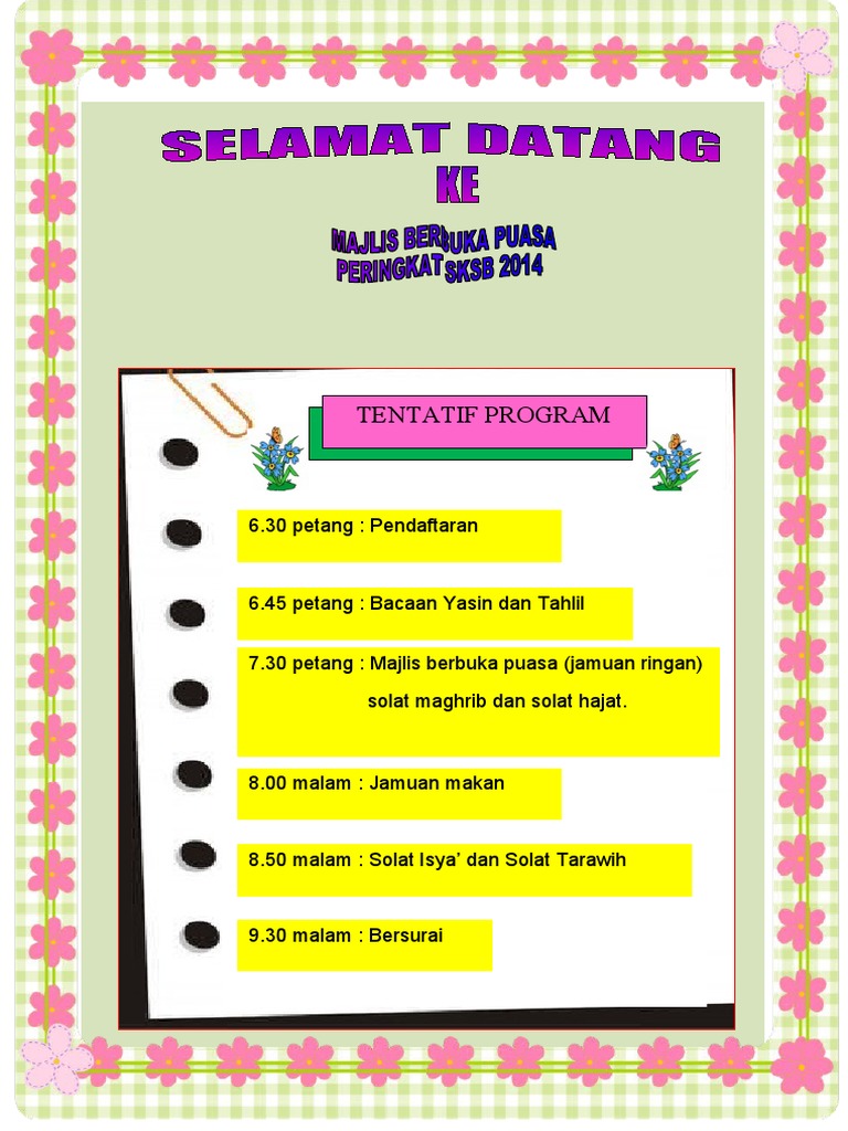 Flyers Jemputan Iftar | PDF