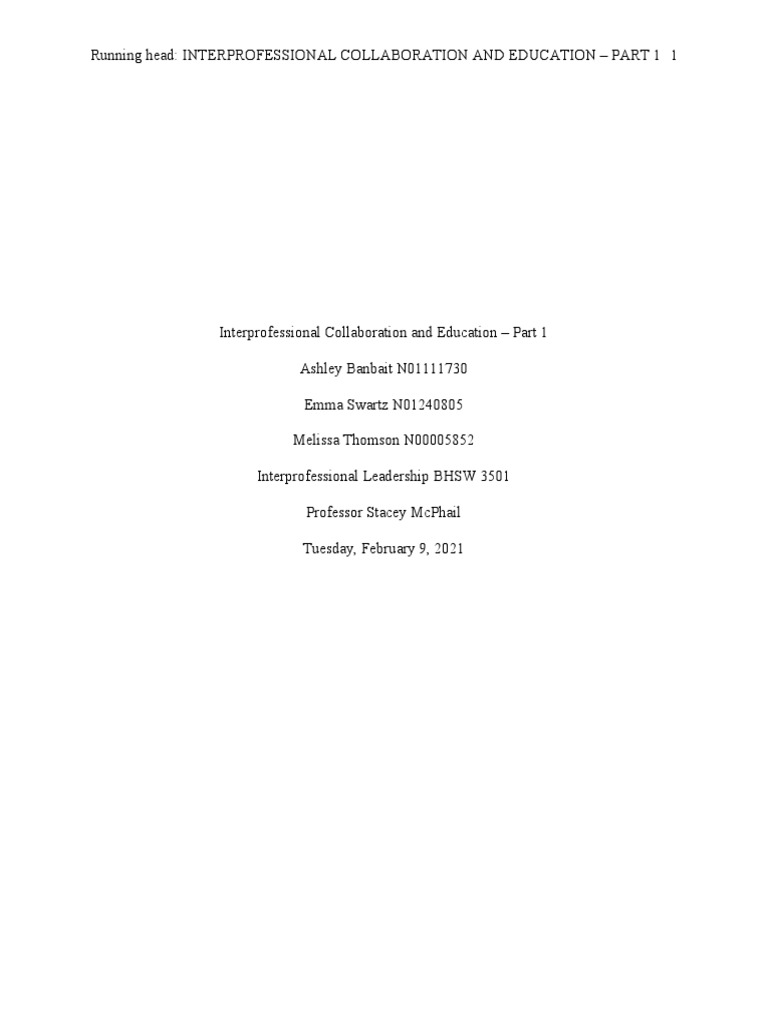 Ipe and Ipc Assignment Part 1 | PDF | Competence (Human Resources ...