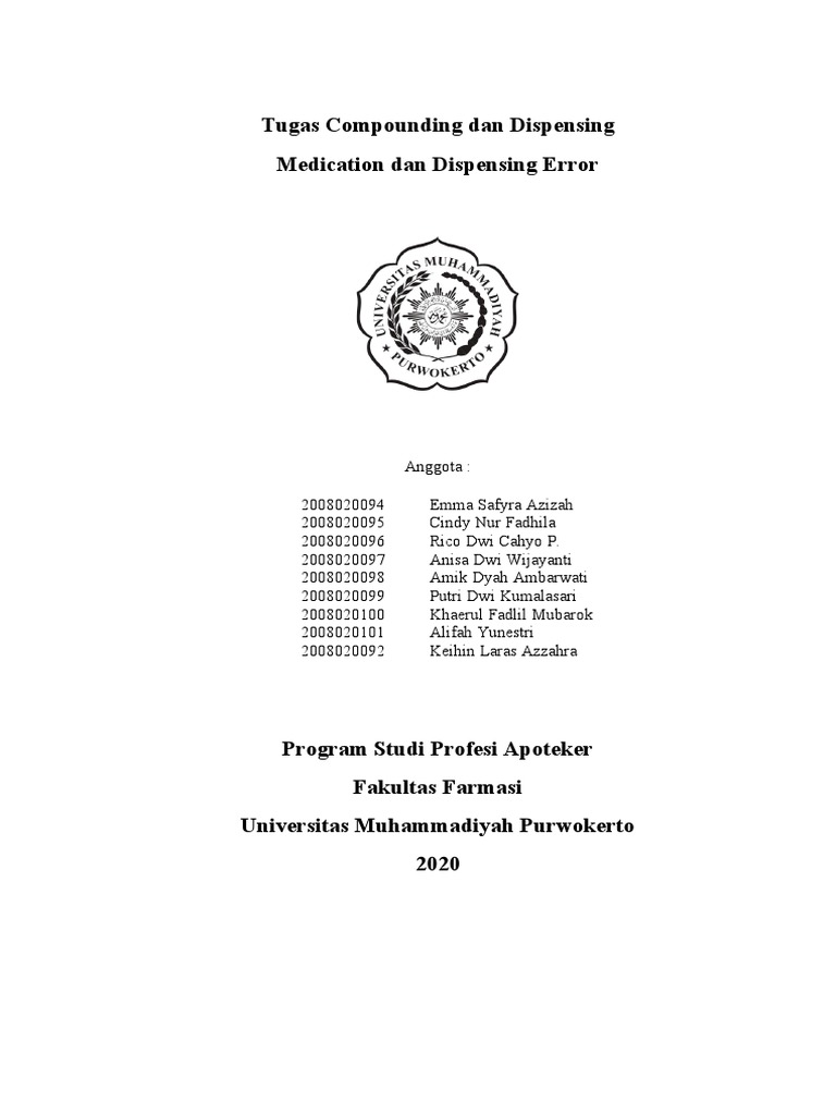 Makalah - Compounding Dan Dispensing | PDF | Pengembangan Diri