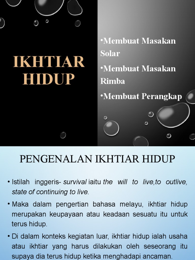 6 Ikhtiar Hidup PBSM | PDF