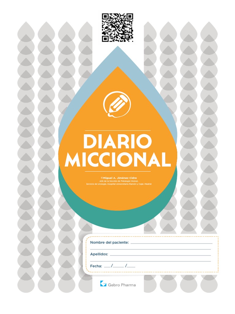Diario Miccional Paciente QR | PDF | Especialidades Medicas | Medicina ...