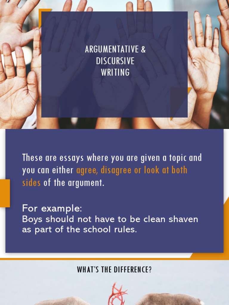 Argumentative & Discursive Writing | Download Free PDF | Argument | Essays