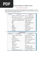 Copy Reading Symbols | PDF