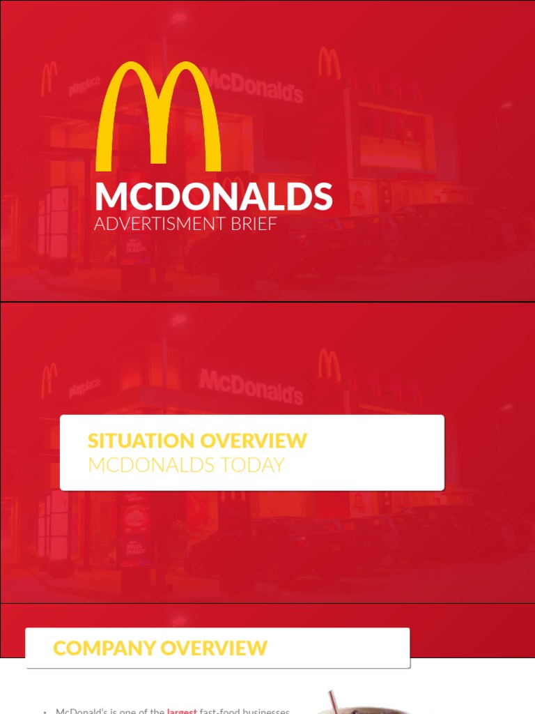 (Updated) McDonalds Presentation | PDF | Fast Food Restaurants ...