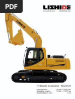 JS205 SC/LC/NLC: Tracked Excavator | PDF | Truck | Brake