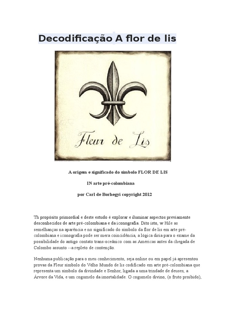 Decodificando Flor de Lis | PDF | Gautama Buddha | Mesoamérica