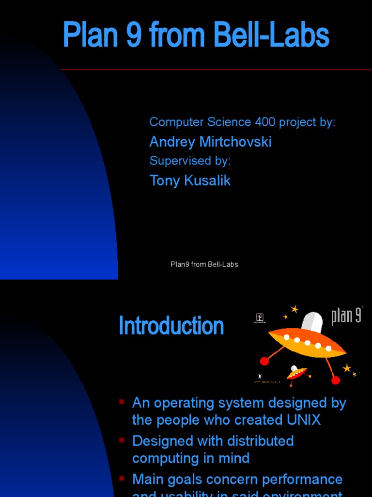 Plan 9 From Bell-Labs: Andrey Mirtchovski Tony Kusalik | PDF ...