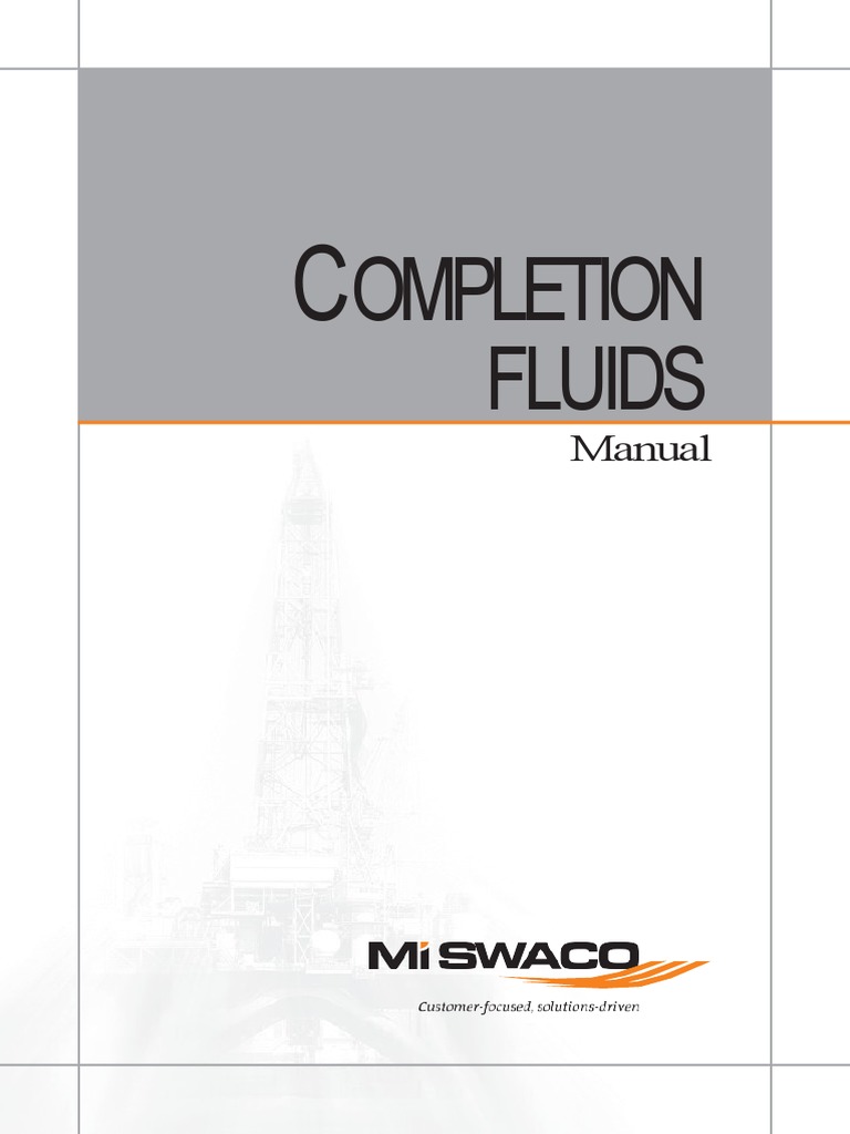 Completion Fluids Manual | PDF | Sodium Chloride | Solubility