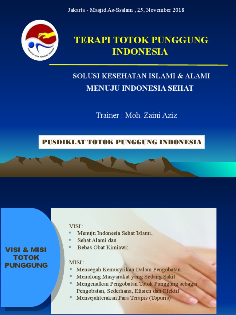 Konsep Terapi Totok Punggung | PDF | Kesehatan Holistik