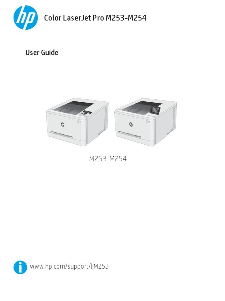 HP Color Laserjet Pro M253 M254 en | PDF | Operating System | Menu ...