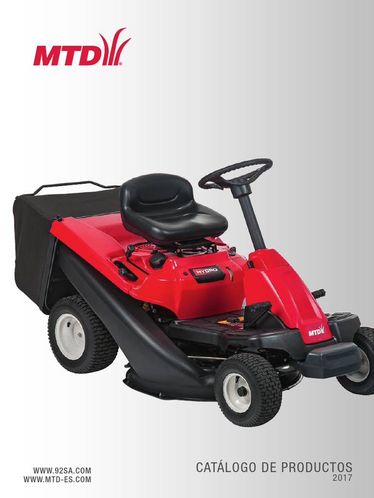 Catalogo MTD 2017 | PDF | Cortacésped | Máquinas