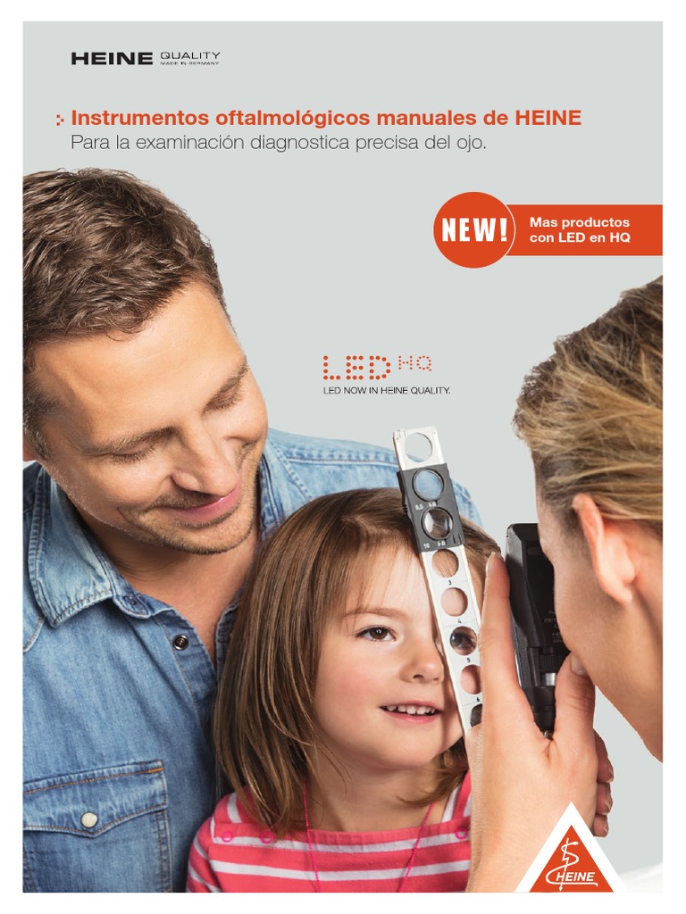 HEINE Hand-Held Ophthalmic Instruments Brochure ES | PDF | Ojo | Diodo ...