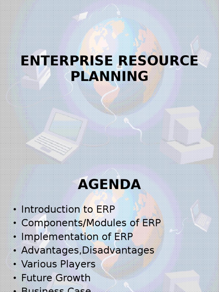 ERP | PDF | Enterprise Resource Planning | Sap Se
