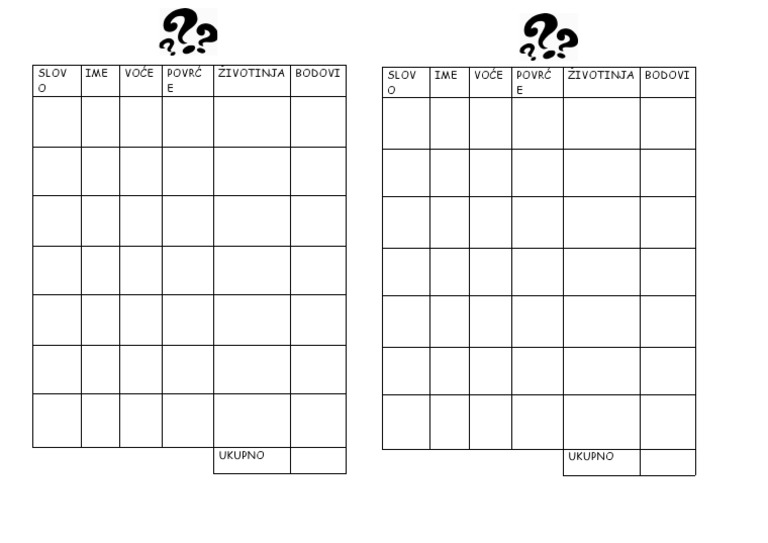 Tablica Za Država, Grad, Selo | PDF