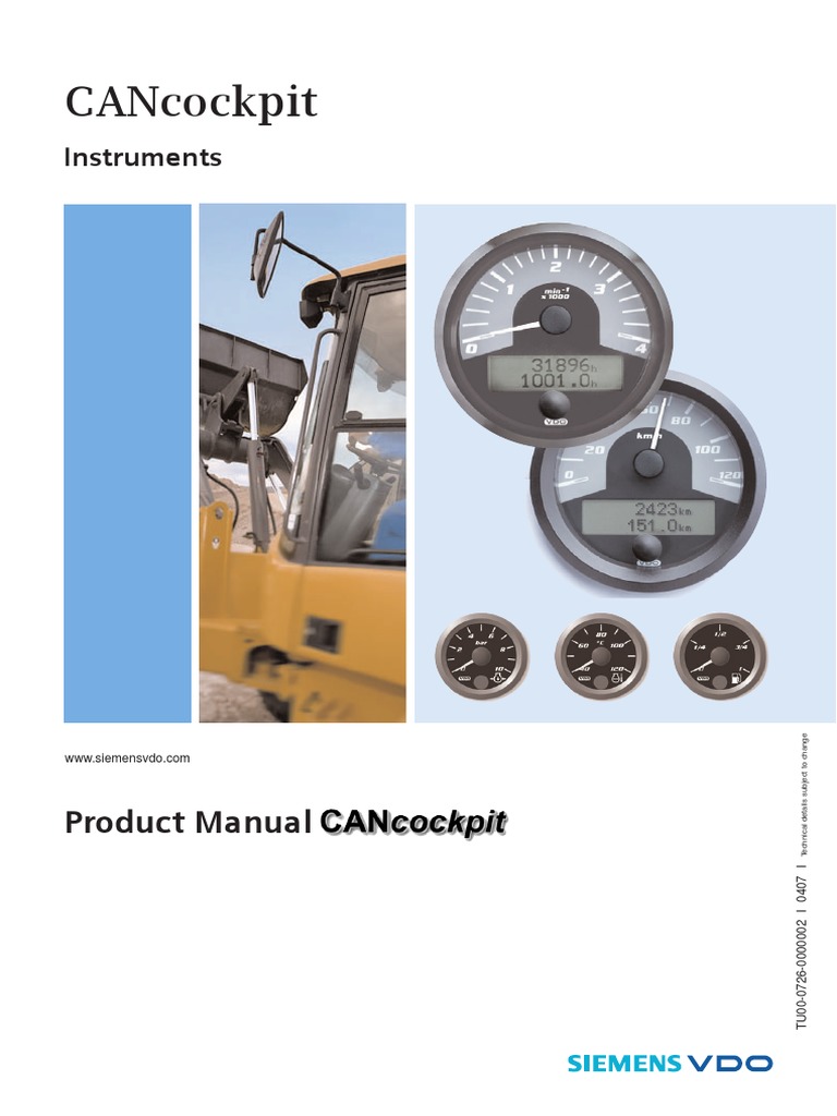 Product Manual CANcockpit | PDF | Computer Engineering | Electrical ...