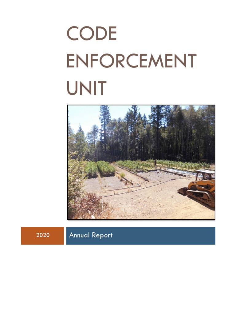 Code Enforcement Unit: Annual Report | PDF | Nuisance | Search Warrant