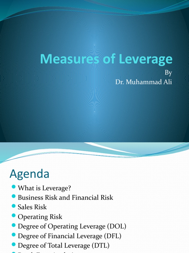 Measures of Leverage Explained | PDF | Leverage (Finance) | Investing