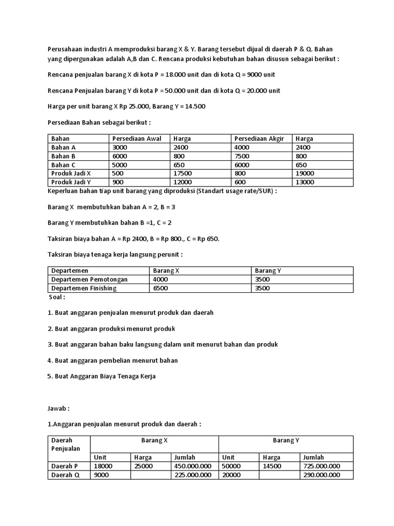Latihan Soal UAS | PDF
