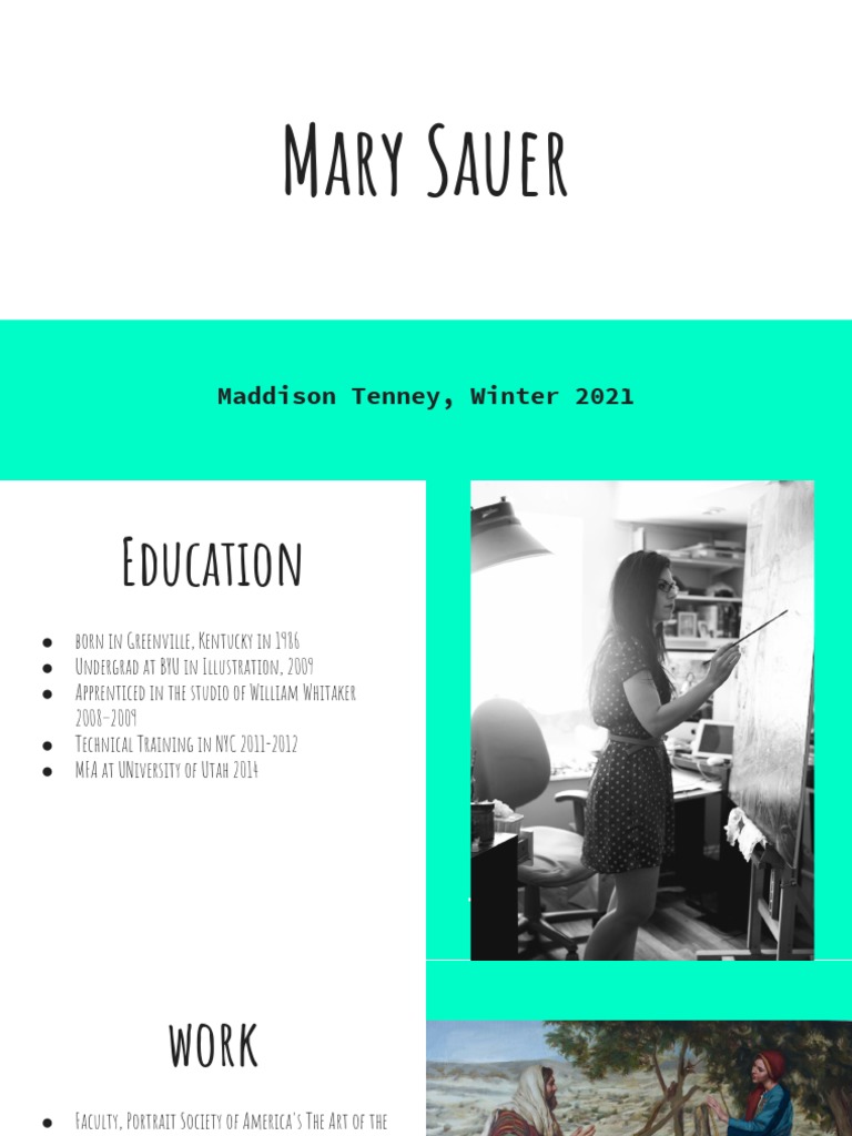 Mary Sauer Presentation | PDF