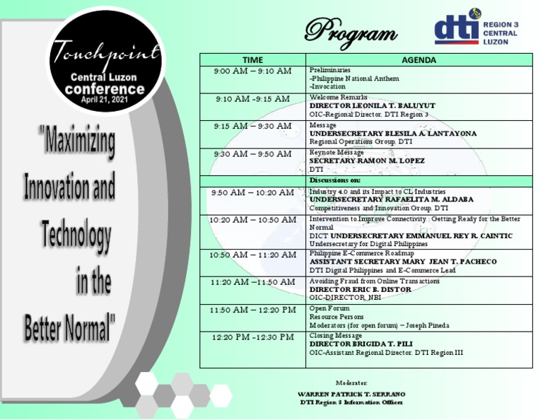 DTI program on Industry 4.0 and e-commerce opportunities | PDF