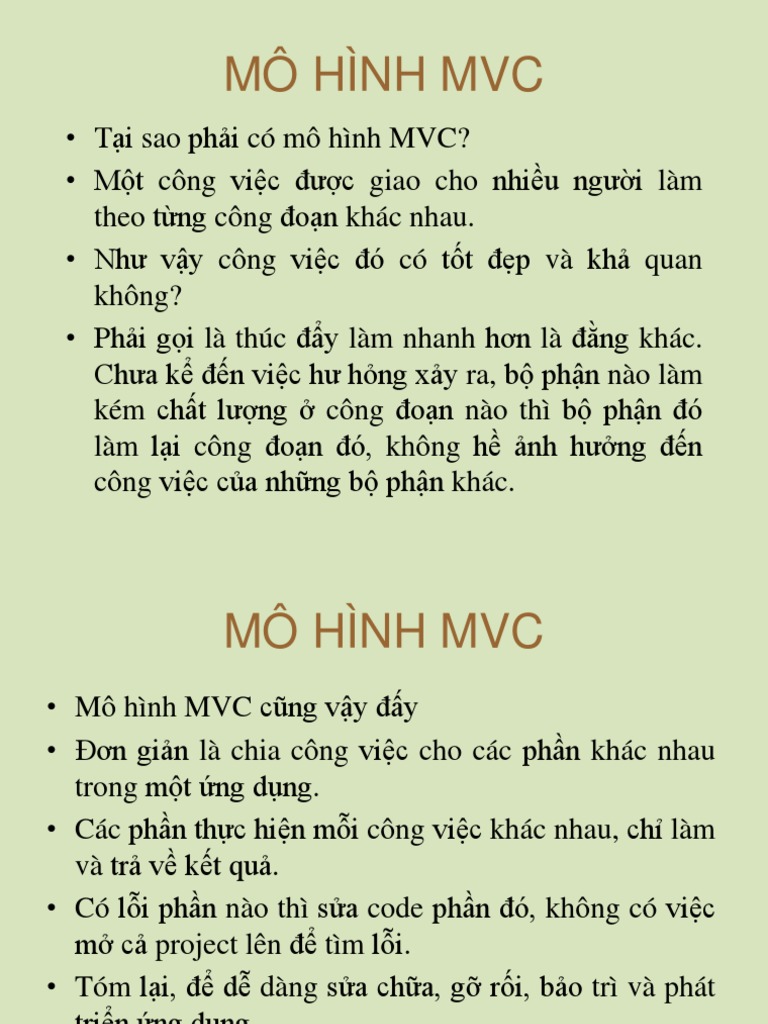 Mo Hinh MVC | PDF