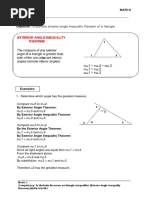 Worksheet 5.6 Hinge Theorem | PDF | Teaching Mathematics | Mathematical ...