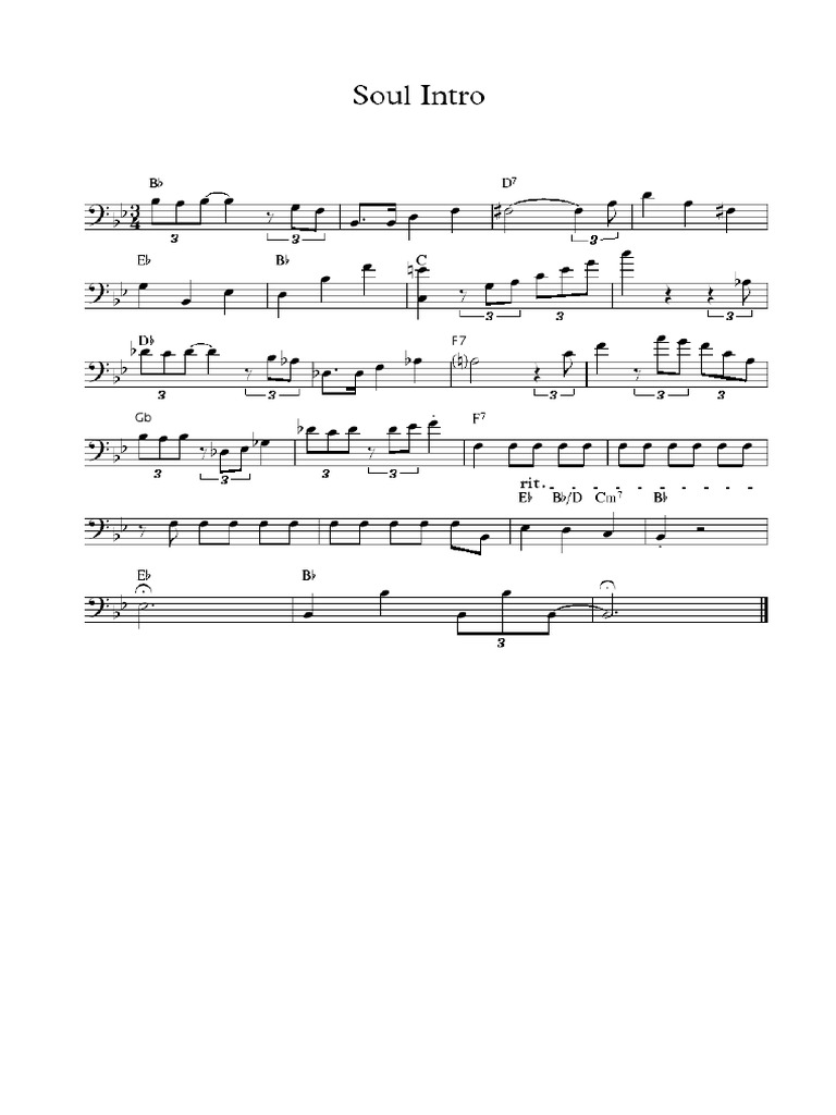 Soul Intro Chicken Copie | PDF