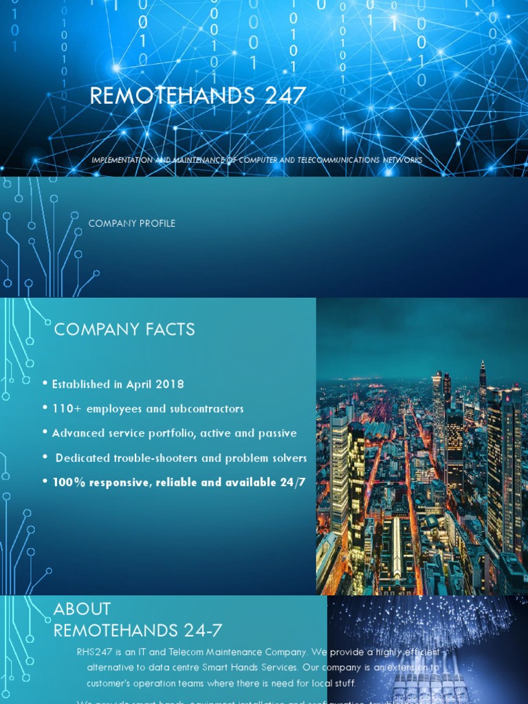Remotehands 247 B.V. - Company Profile | PDF