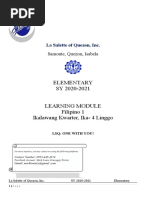 Rubrics Sa Pagbigkas NG Tula | PDF