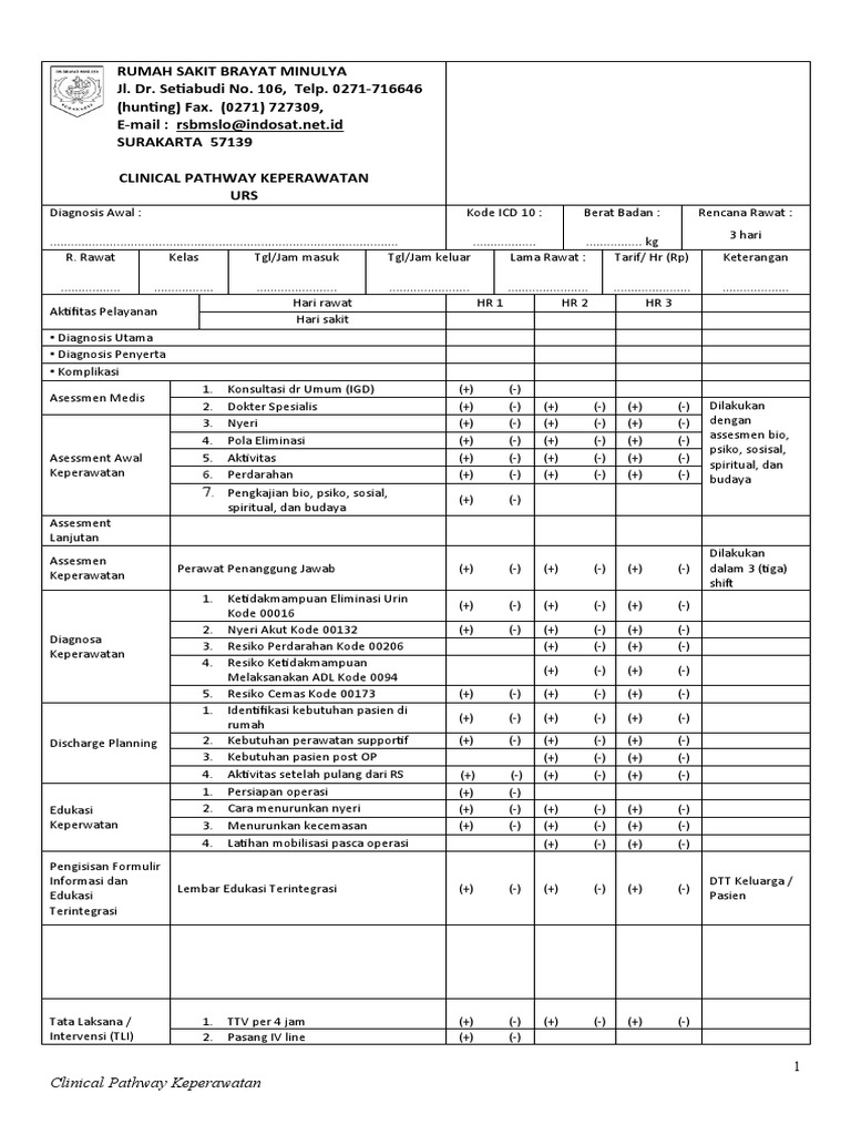 Clinical Pathway Urs | PDF