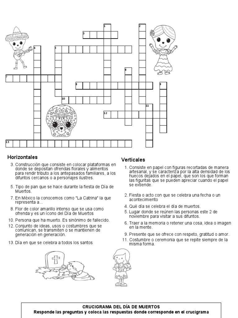 Actividad Tradiciòn Del Dia de Muertos | PDF | Tradiciones | Alimentos
